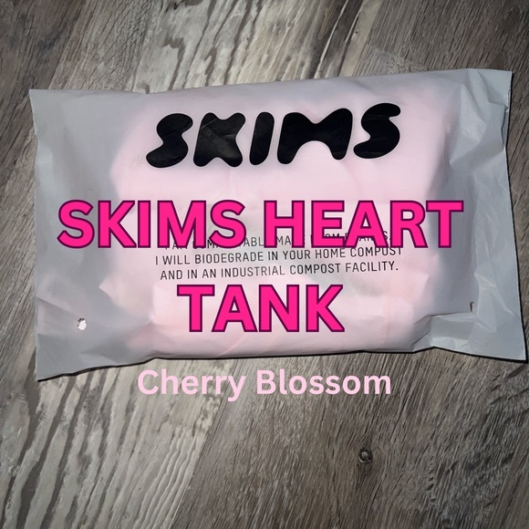 SKIMS | Tops | Skims Cherry Blossom Heart Tank | Poshmark